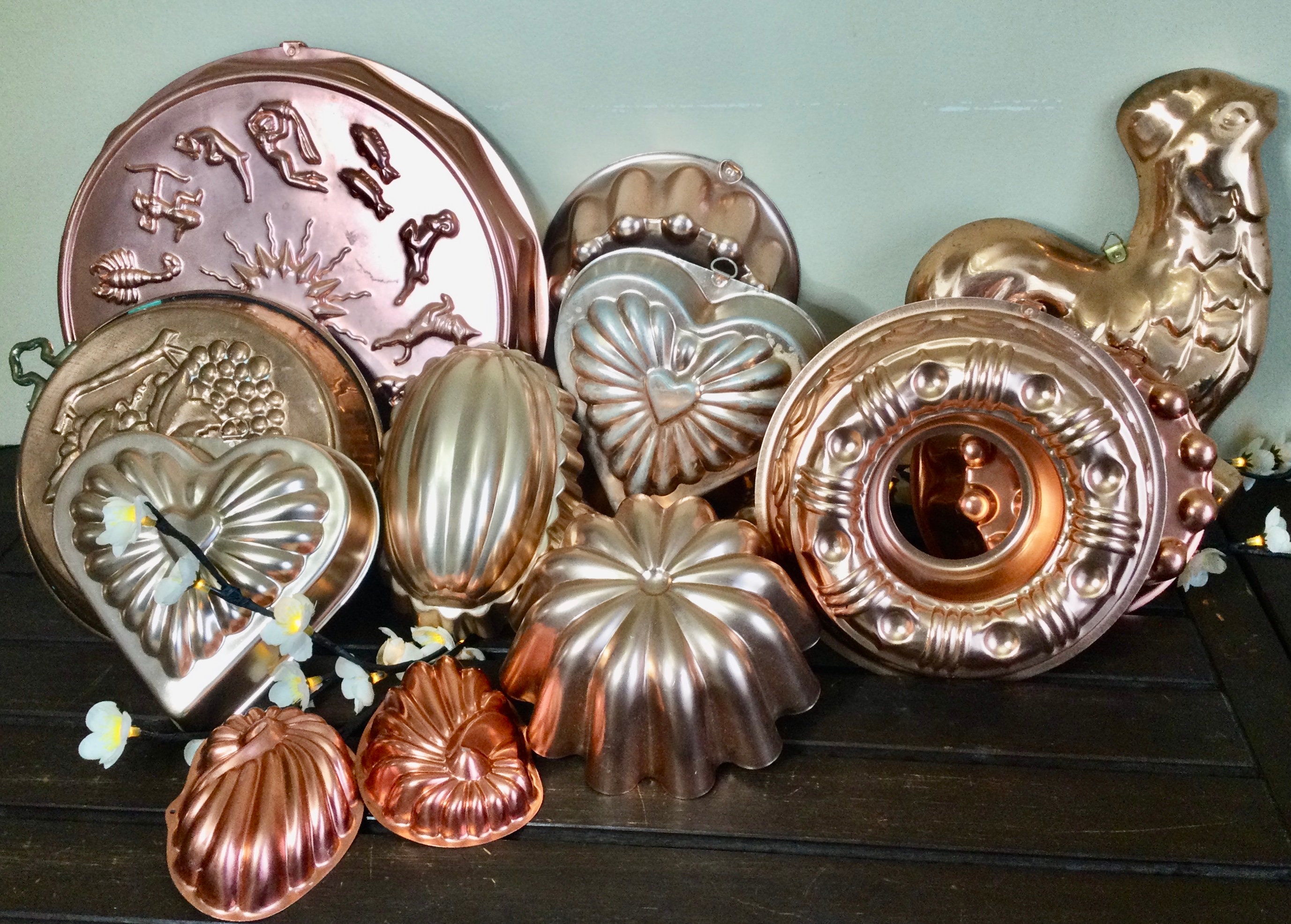 Vintage Copper Mold Aluminum / Metal / Kitchen Mold / Jello | Etsy