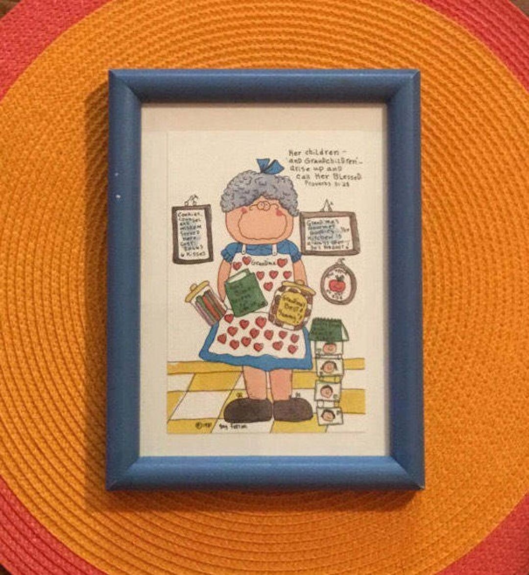1981 Gay Felton Wall Hanging / Her Children - and Grandchildren ...