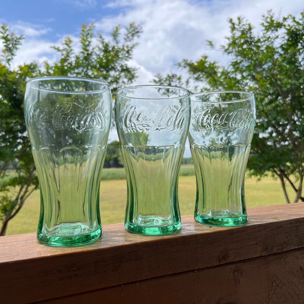 Bell Shaped Coca Cola Glasses - Etsy