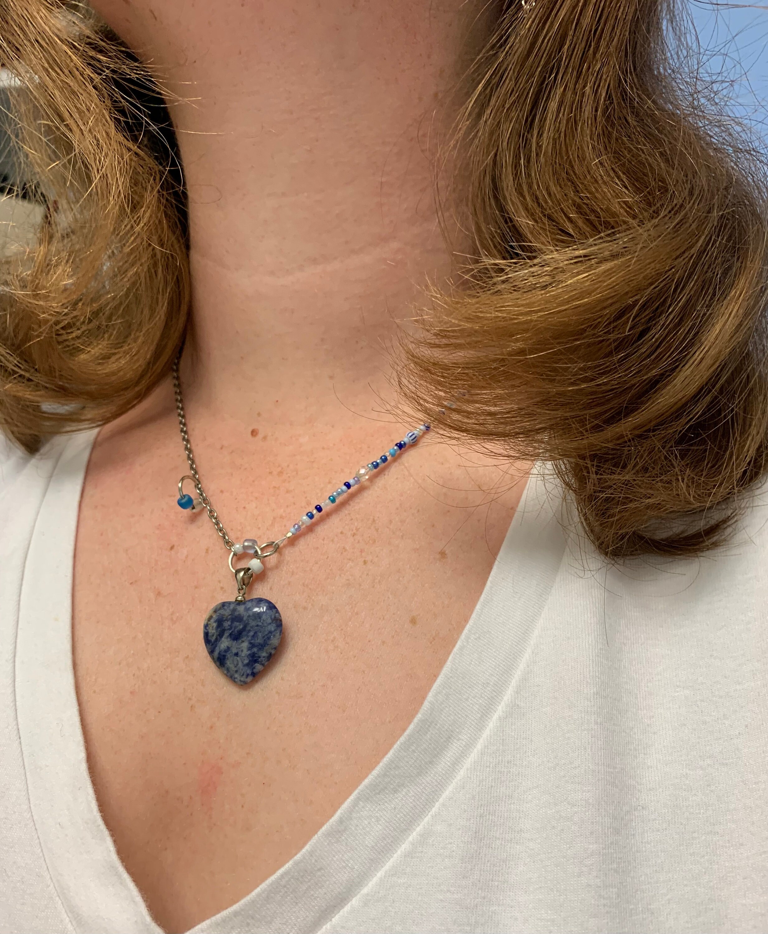 Blue Dream Charm Necklace - Etsy