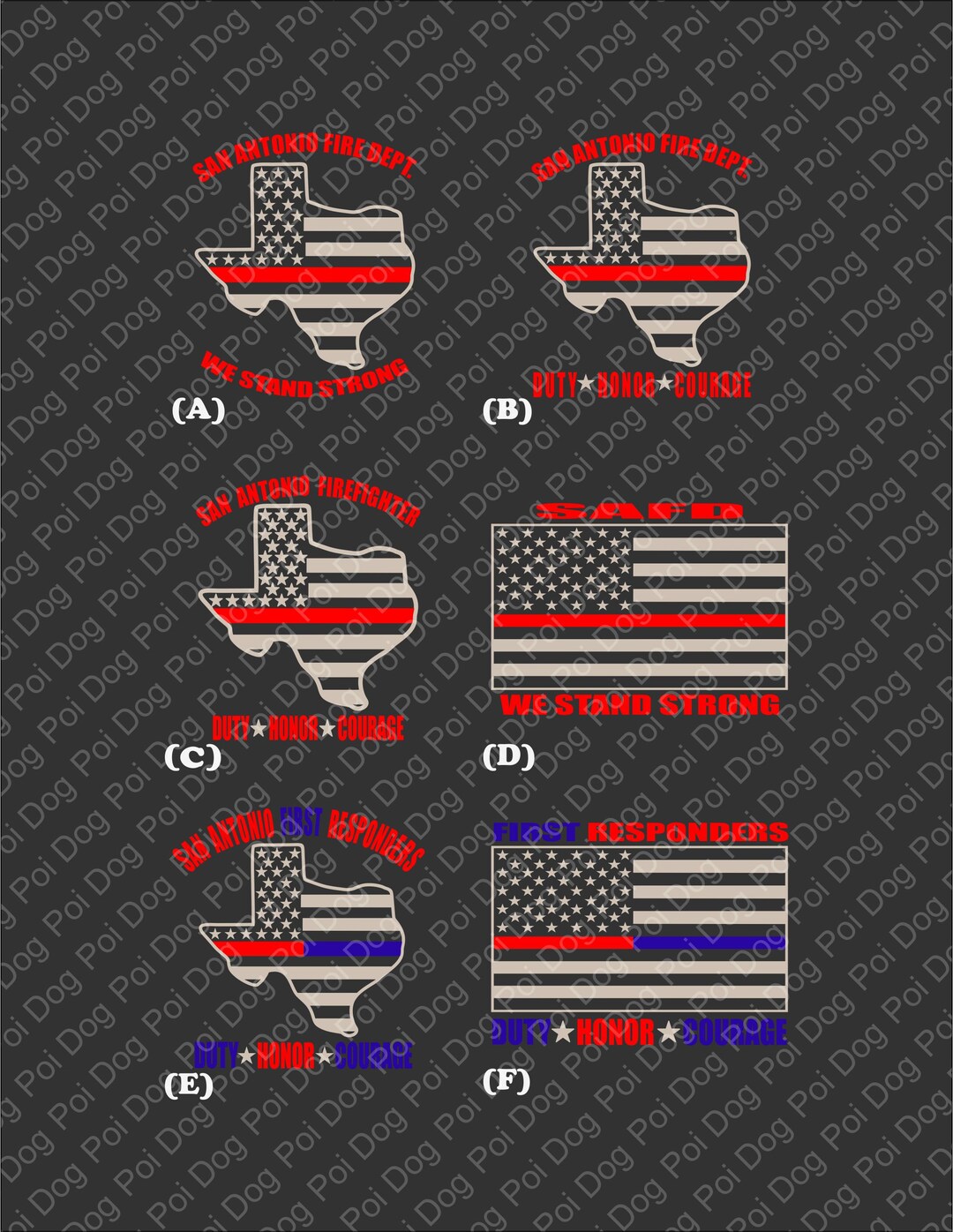Redline Firefighter and Red/blueline First Responder Car Decals - Etsy