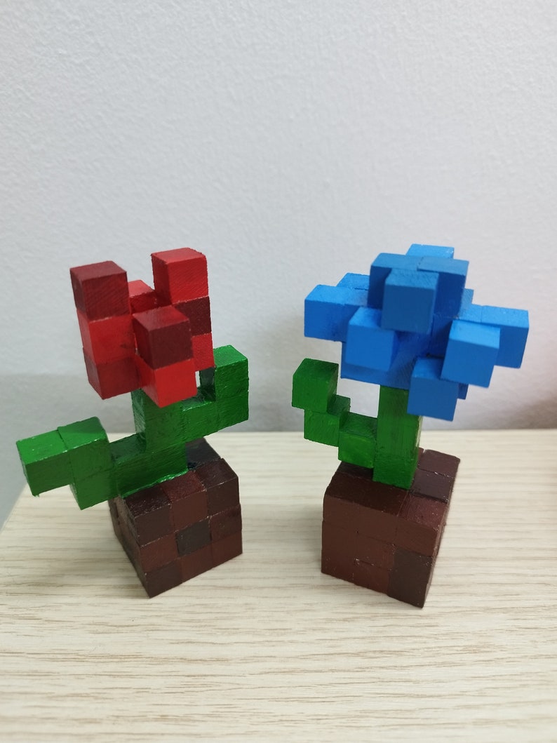 Minecraft Flower Tulip Cornflower - Etsy