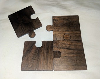 Puzzle coasters | Etsy