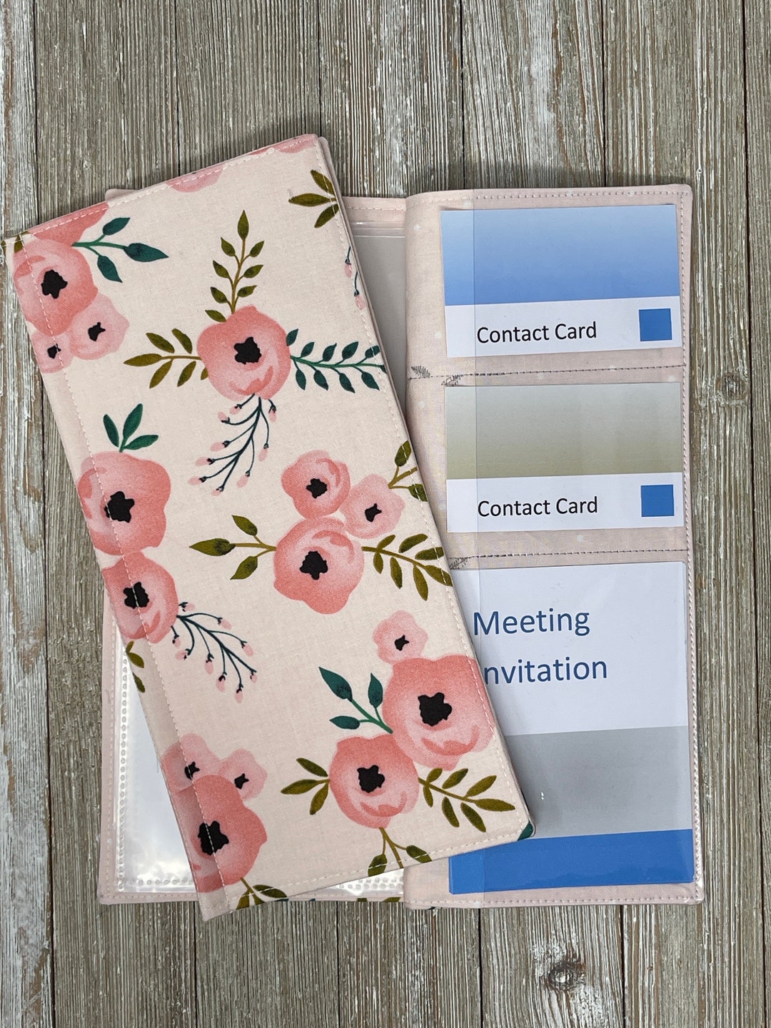 Love Pink Tract Holder/ Tract Organizer With Pockets for Meeting ...