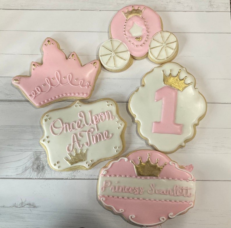 Princess Birthday Cookies - Etsy