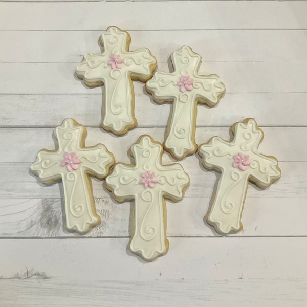 Cross Sugar Cookies - Etsy