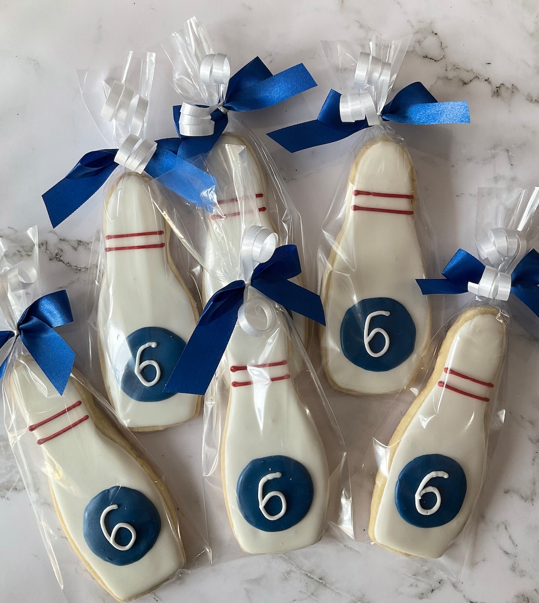 Bowling Decorated Cookies - Etsy