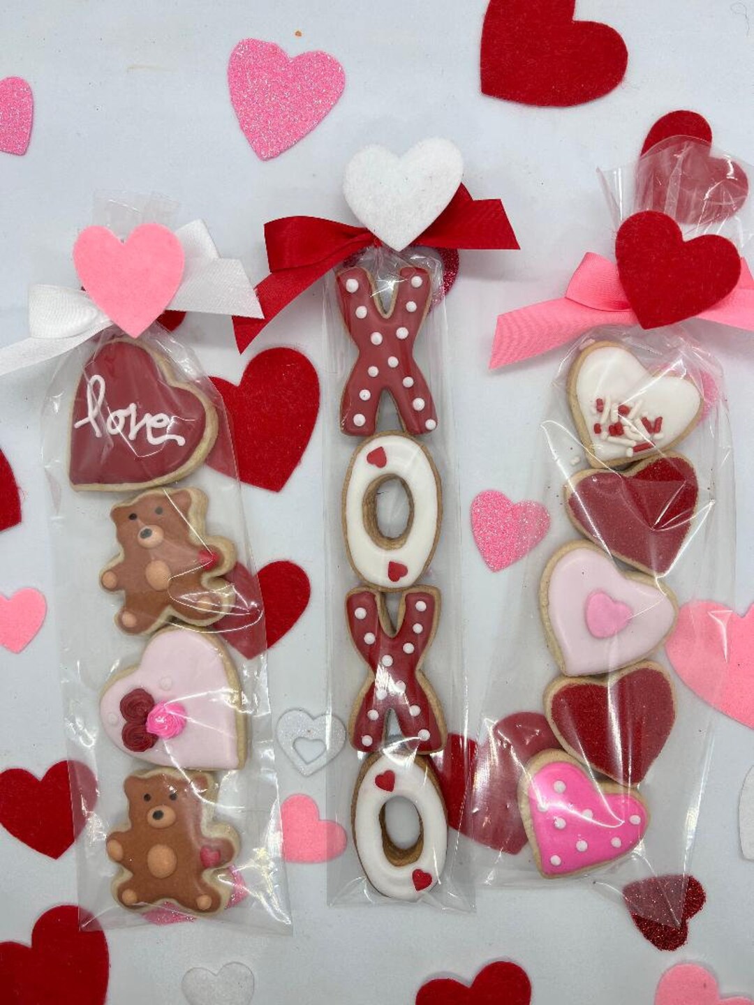 Valentines Mini Cookie Packs/ 12 Packs - Etsy