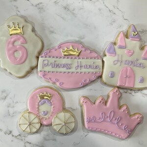 Princess Birthday Cookies - Etsy