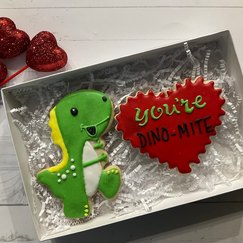 Dinosaur Valentine - Etsy