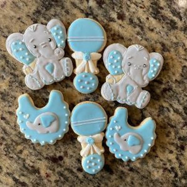 Elephant Cookies - Etsy