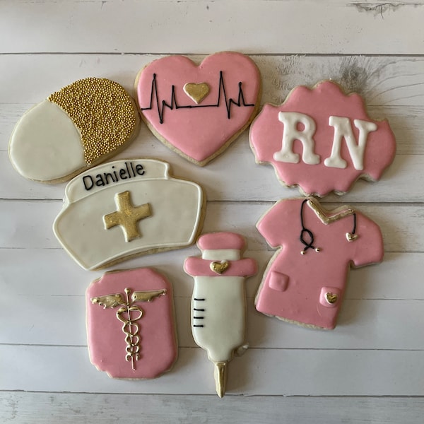 Nurse Cookies - Etsy