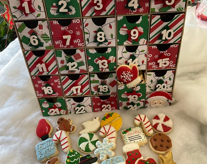 Christmas Cookie Advent Calender - Etsy