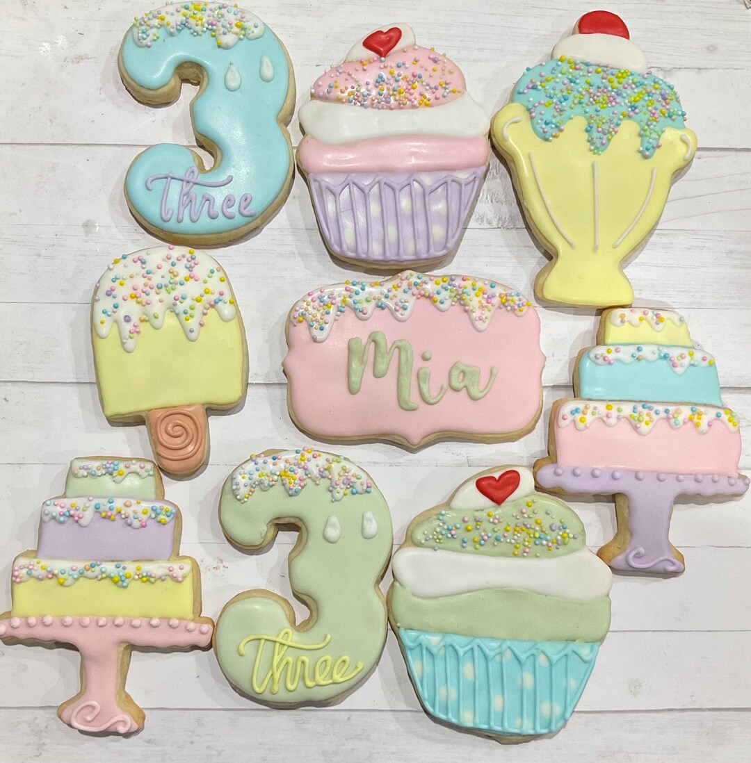 Sweet One Birthday Cookies - Etsy