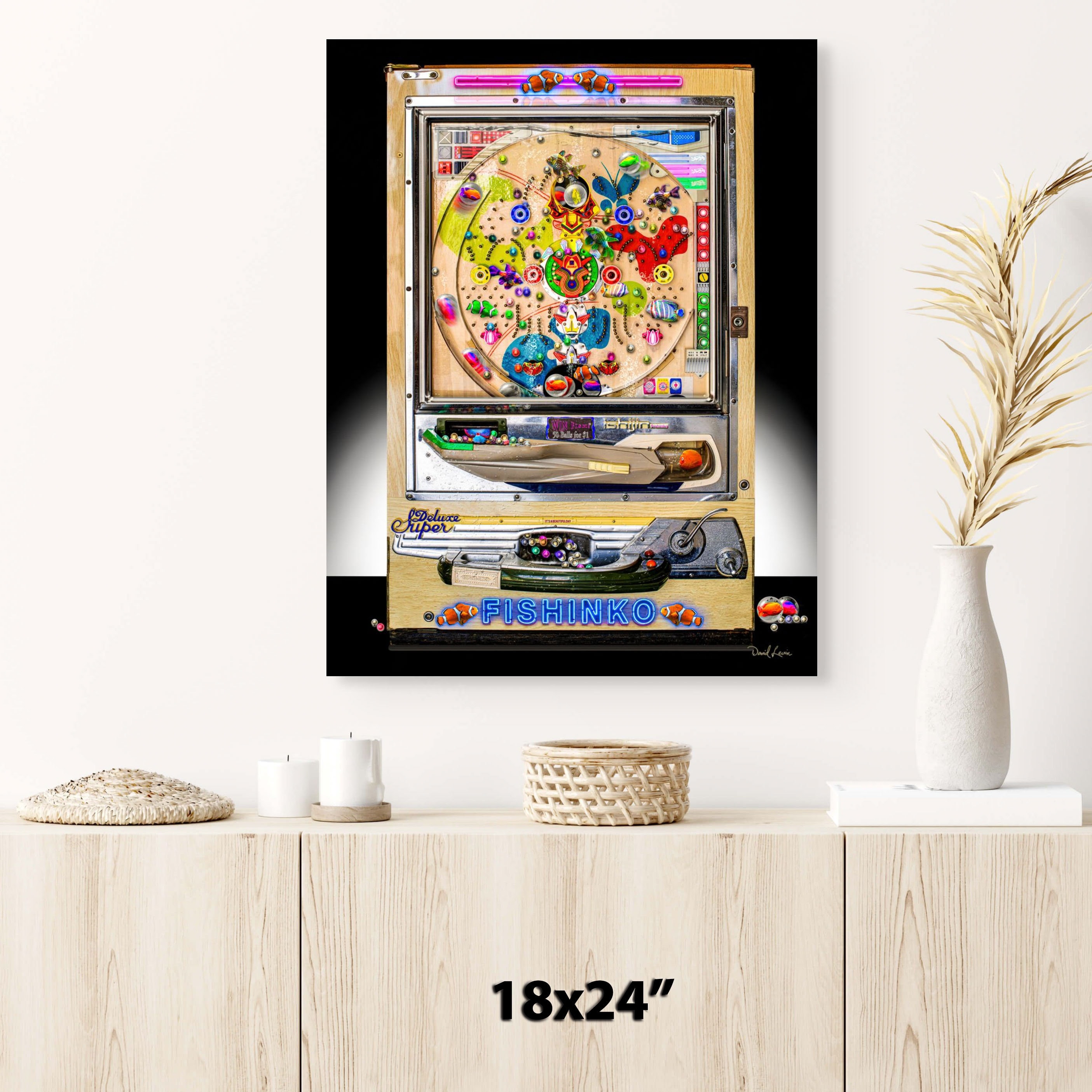 Fishinko Pinball Aquarium Art – Funny Pachinko Machine Composite ...