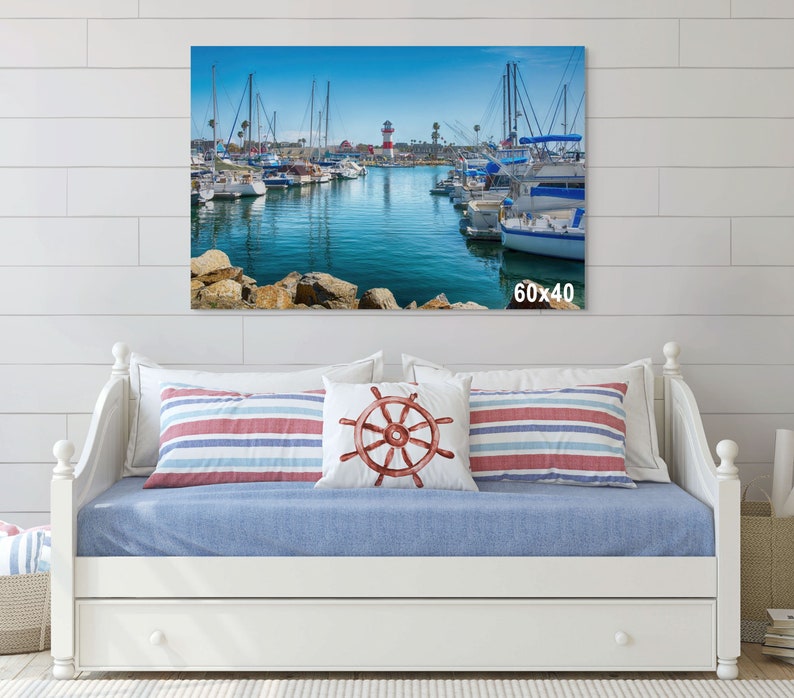 Oceanside Harbor, Lighthouse, Wall Art, Coastal Photography, Nautical ...