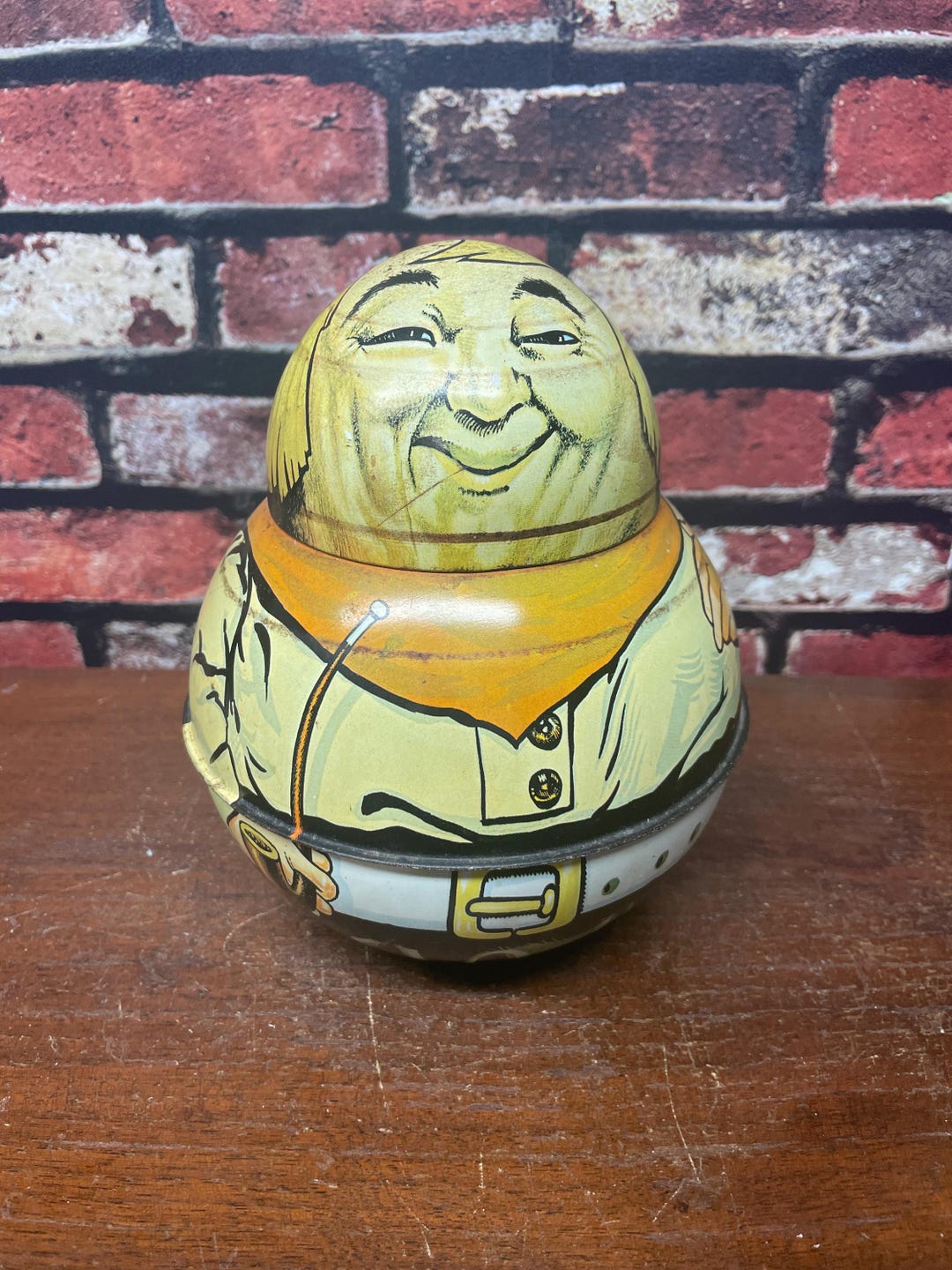 1979 Roly Poly Cowboy Tin - Mayo's Tobacco - Etsy