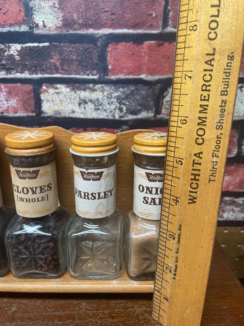 Vintage Watkins Spice Jars - Set of 8 - Etsy
