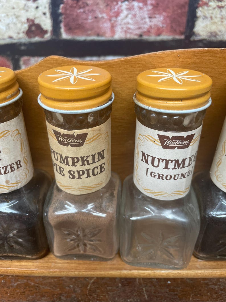 Vintage Watkins Spice Jars - Set of 8 - Etsy
