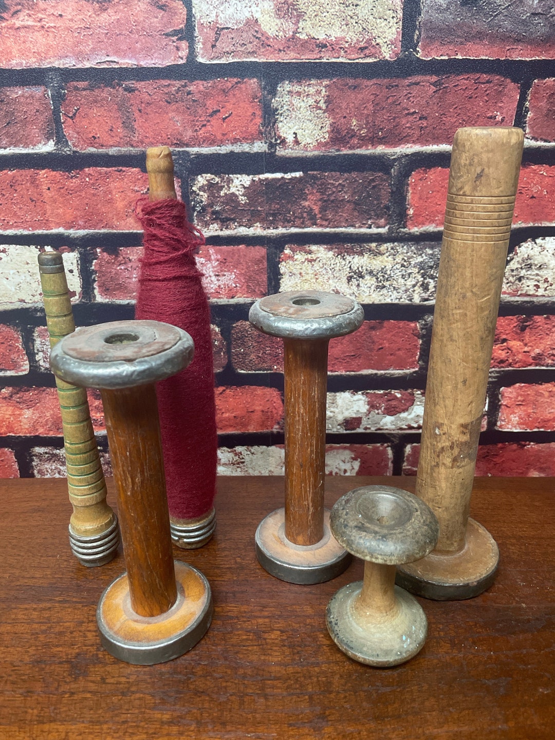 Antiques Bobbins/spindles Lot of 6 - Etsy