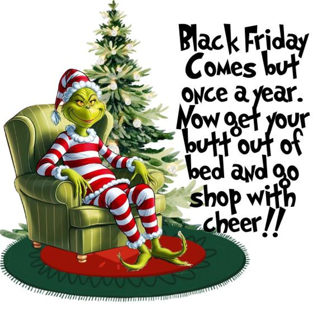 Black Friday Grinch - Etsy