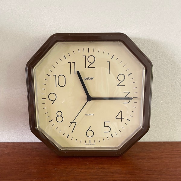 80s Wall Clock - Etsy