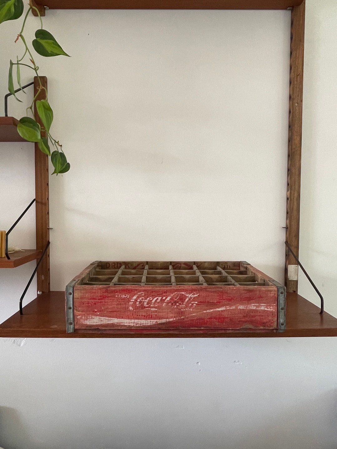 Vintage COCA-COLA Soft Drink Crate, Bottle Storage Box, Glass Bottles ...