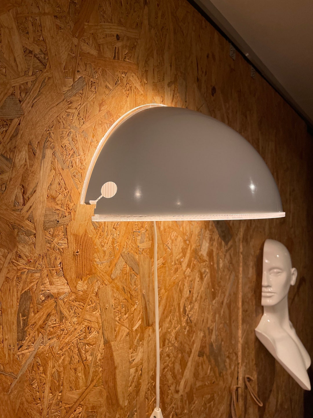 Flos Quarto Wall Lamp by Tobia Scarpa, Modern White Quarter Ball. 70s Design, Italian Design - Etsy