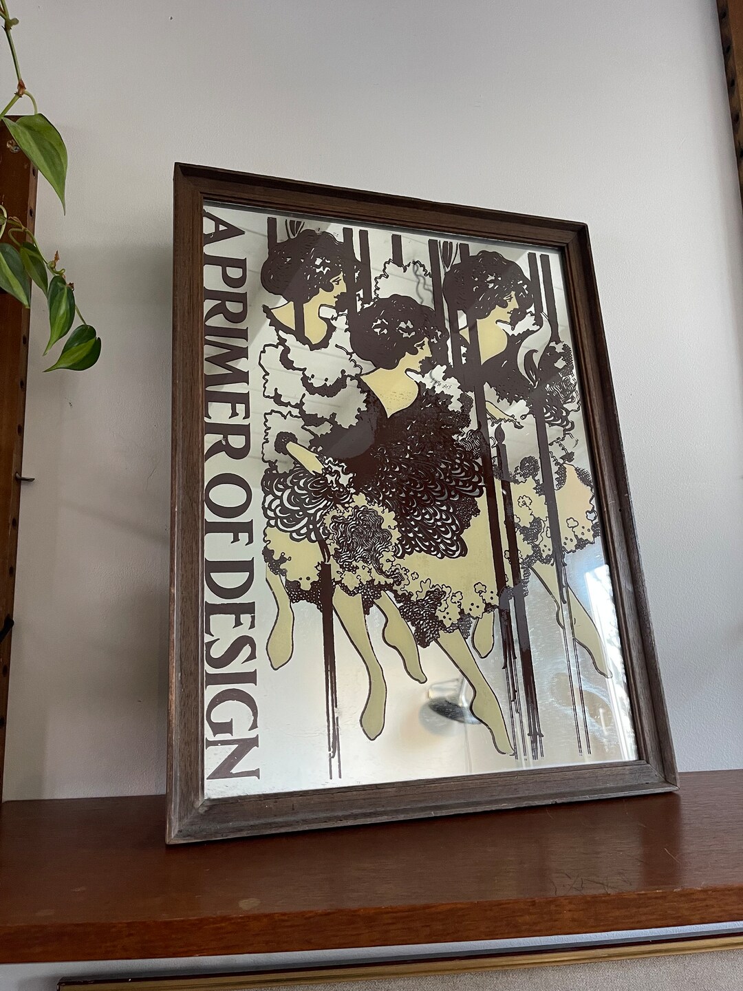 Advertising Mirror/printed Mirror With 3 Burlesque Dancing - Etsy