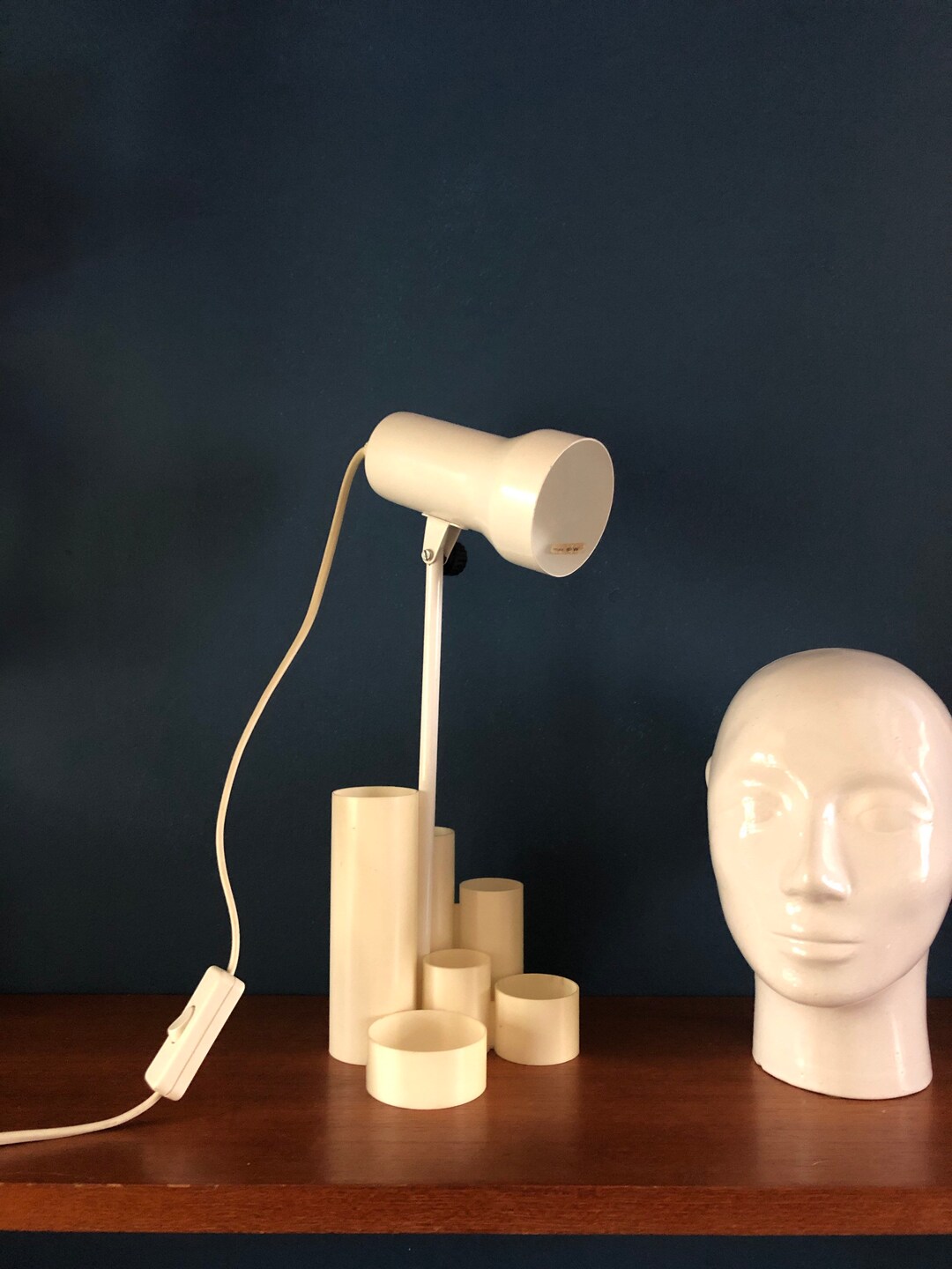 Eighties Desk Lamp With Organizer, 80s Desk Organizer With Spotlight ...