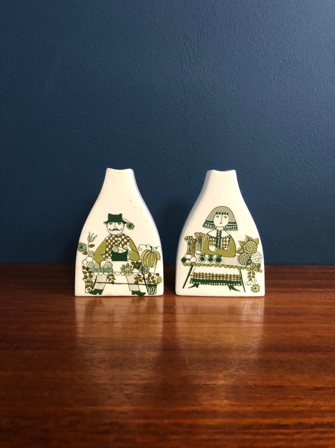 Figgjo Flint Folklore Salt Jar Container Turi Gramstad Vintage Figgjo ...