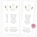Eucharist First Communion Prayer Cards, Personalized Remembrance, Bread ...