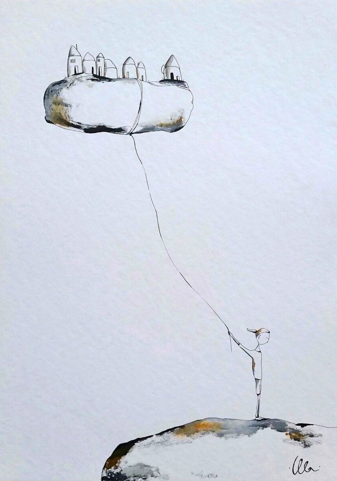 Nomad Illustration in A3, A4 - Etsy