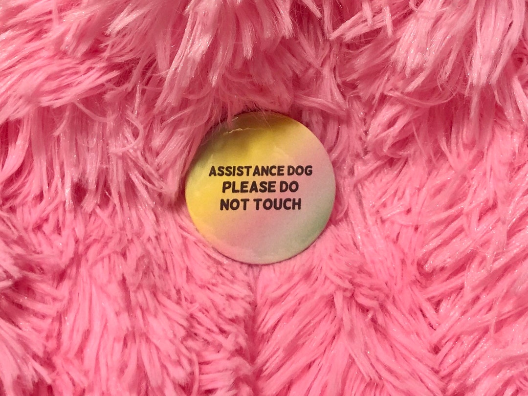 Assistance Dog Please Do Not Touch Badge - Etsy