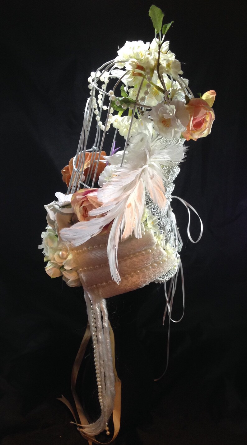 Marie Antoinette Caged Bird Corseted Extravagant Wig Headdress - Etsy