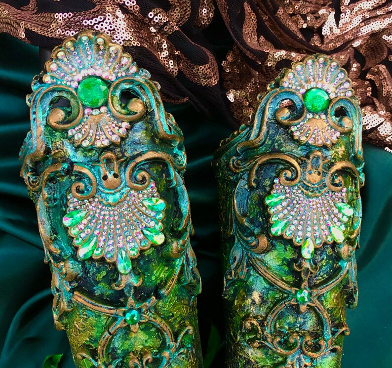 Handmaids Green Armour EVA Foam Leather Intricately - Etsy
