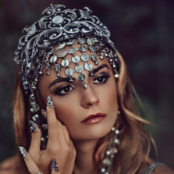 Chainmail Headdress - Etsy