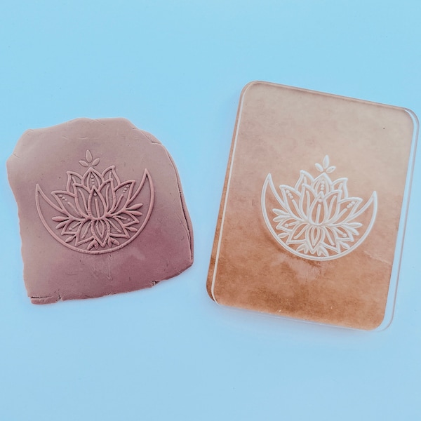 Lotus Flower Stamp - Etsy