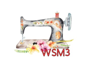 Sewing Machine Decal - Etsy