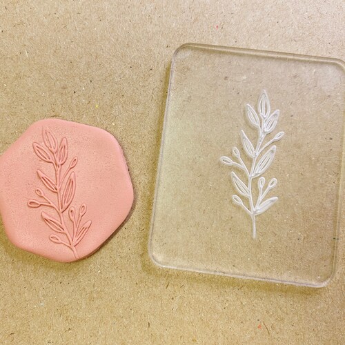 Flower 4 Embossing Stamp for Polymer Clay Flower Stamp - Etsy