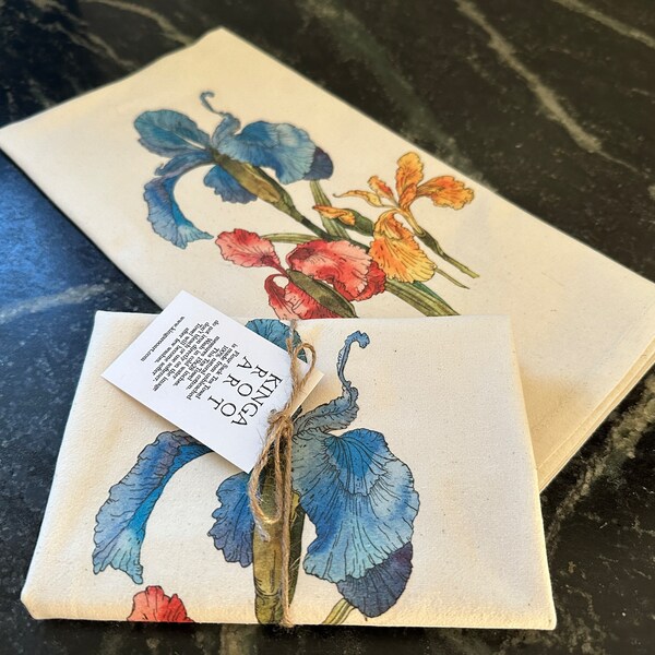 Iris Flower Art - Etsy