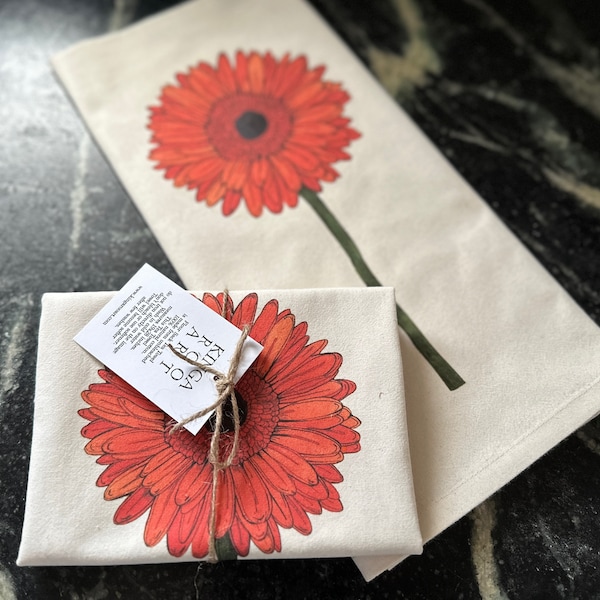 Flower Sack Towel - Etsy