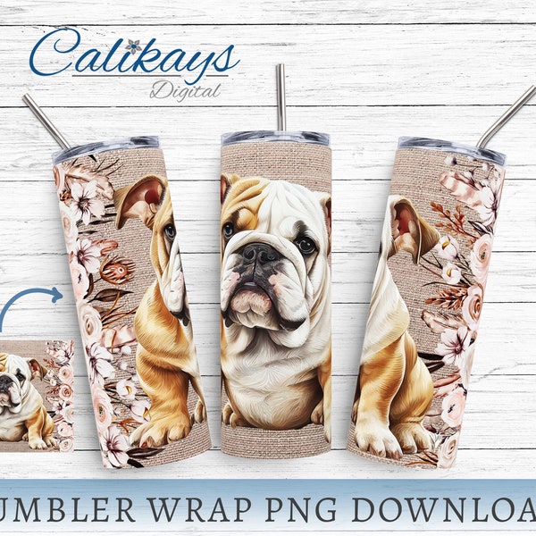 Sublimation Tumbler Designs Bulldog - Etsy