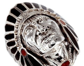 Indian head ring | Etsy