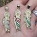 14k Gold Small Saint Jude San Judas Pendant With White CZ - Etsy UK