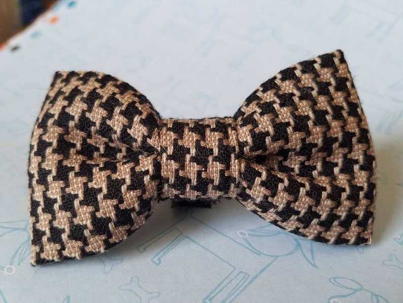 Houndstooth Dog Bow Tie, Dog Bow Tie, Pet Bow Tie, Dog Bowtie - Etsy ...