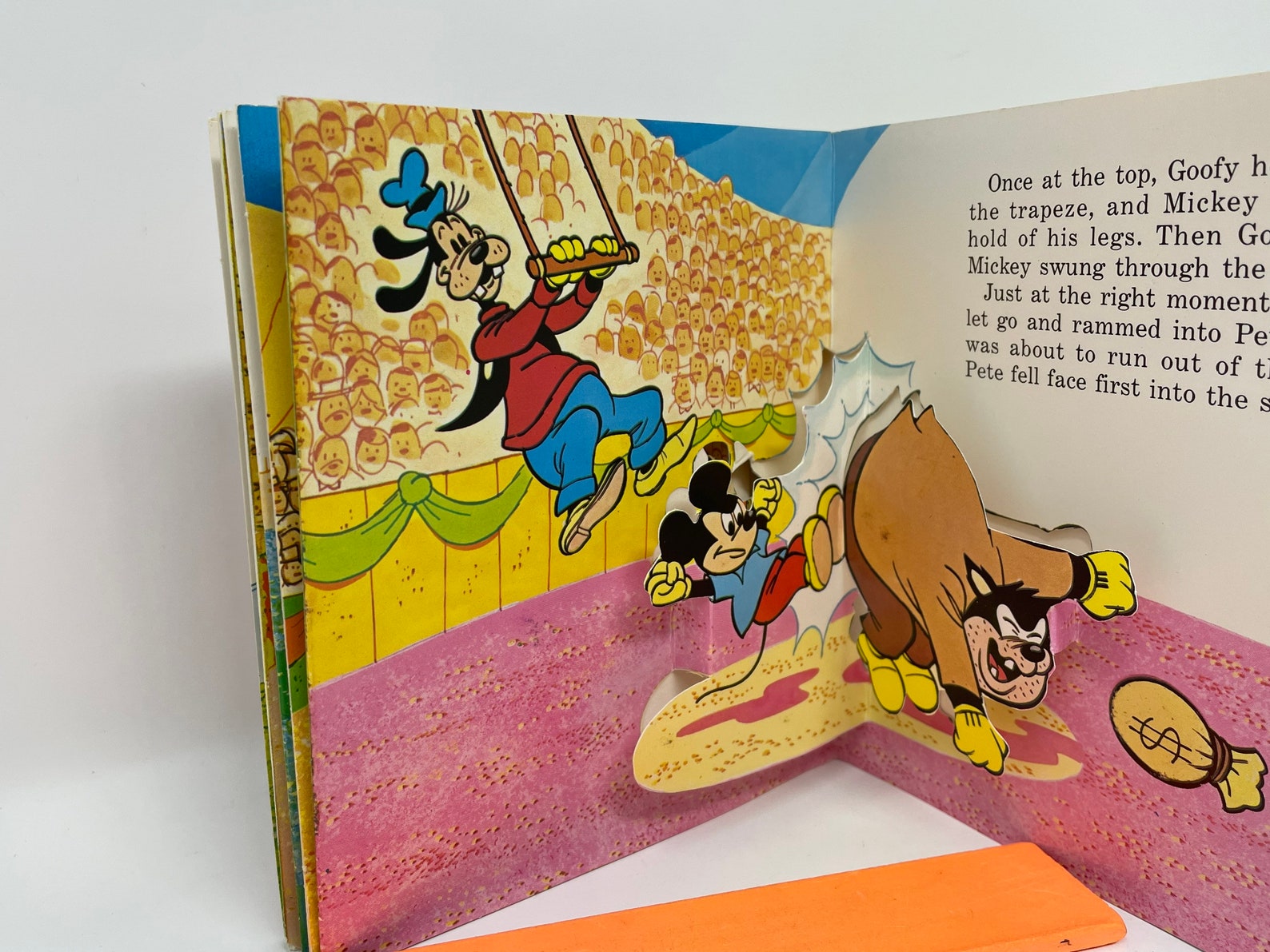 1976 Walt Disneys Mickeys Circus Adventure Mini Pop-up Book - Etsy