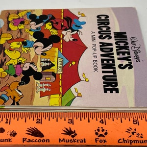 1976 Walt Disneys Mickeys Circus Adventure Mini Pop-up Book - Etsy