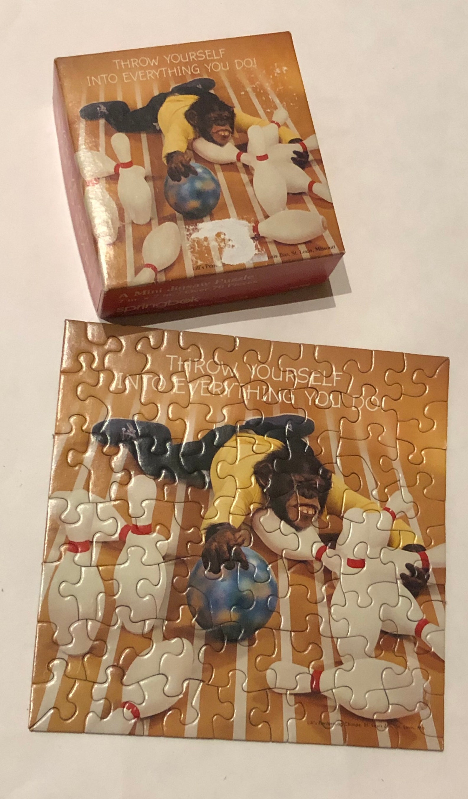 Monkey Bowling Mini Springbok Puzzle You’ve Got Style to Spare! Throw ...