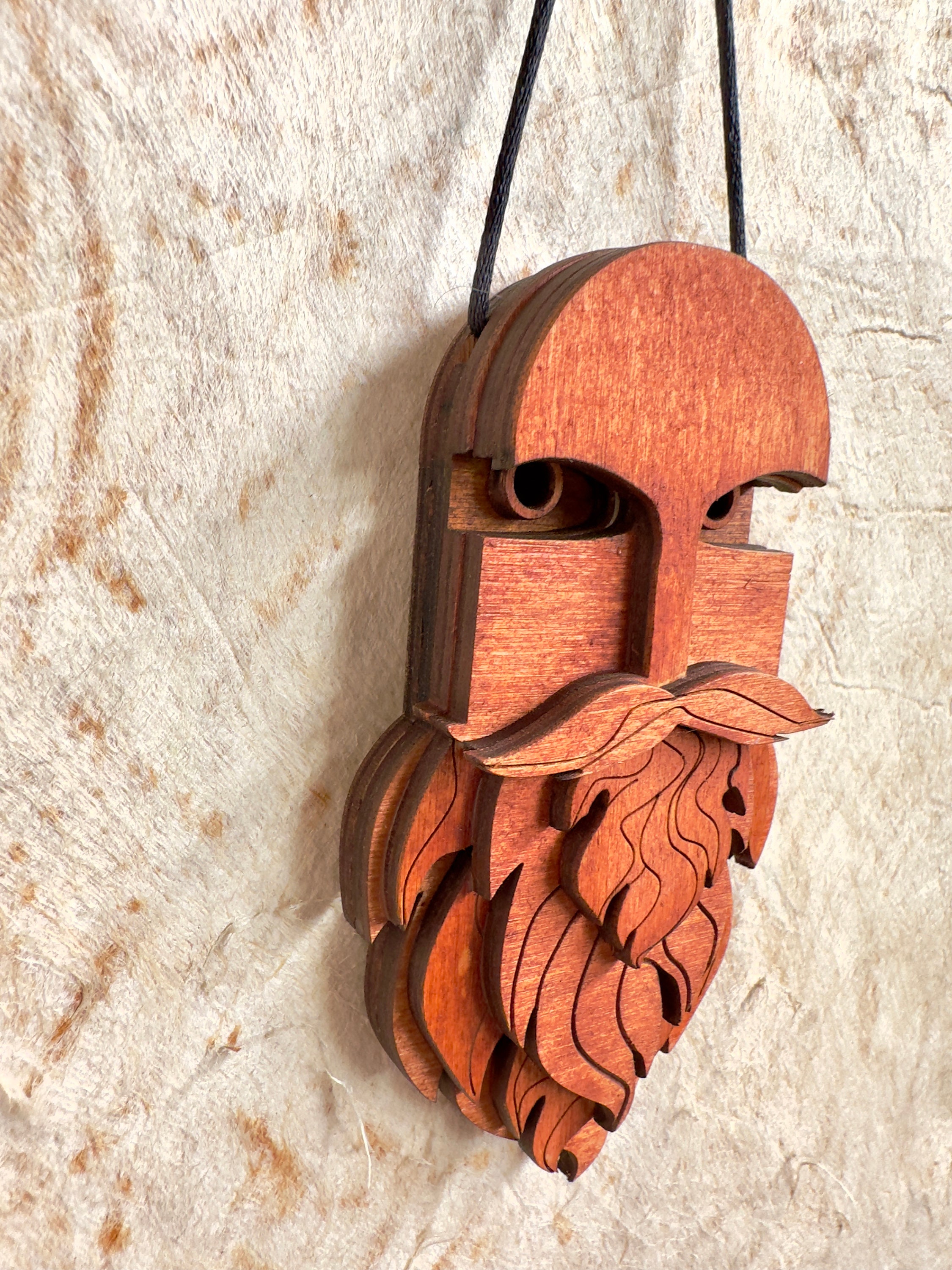 Wooden Beard Ornament - Etsy